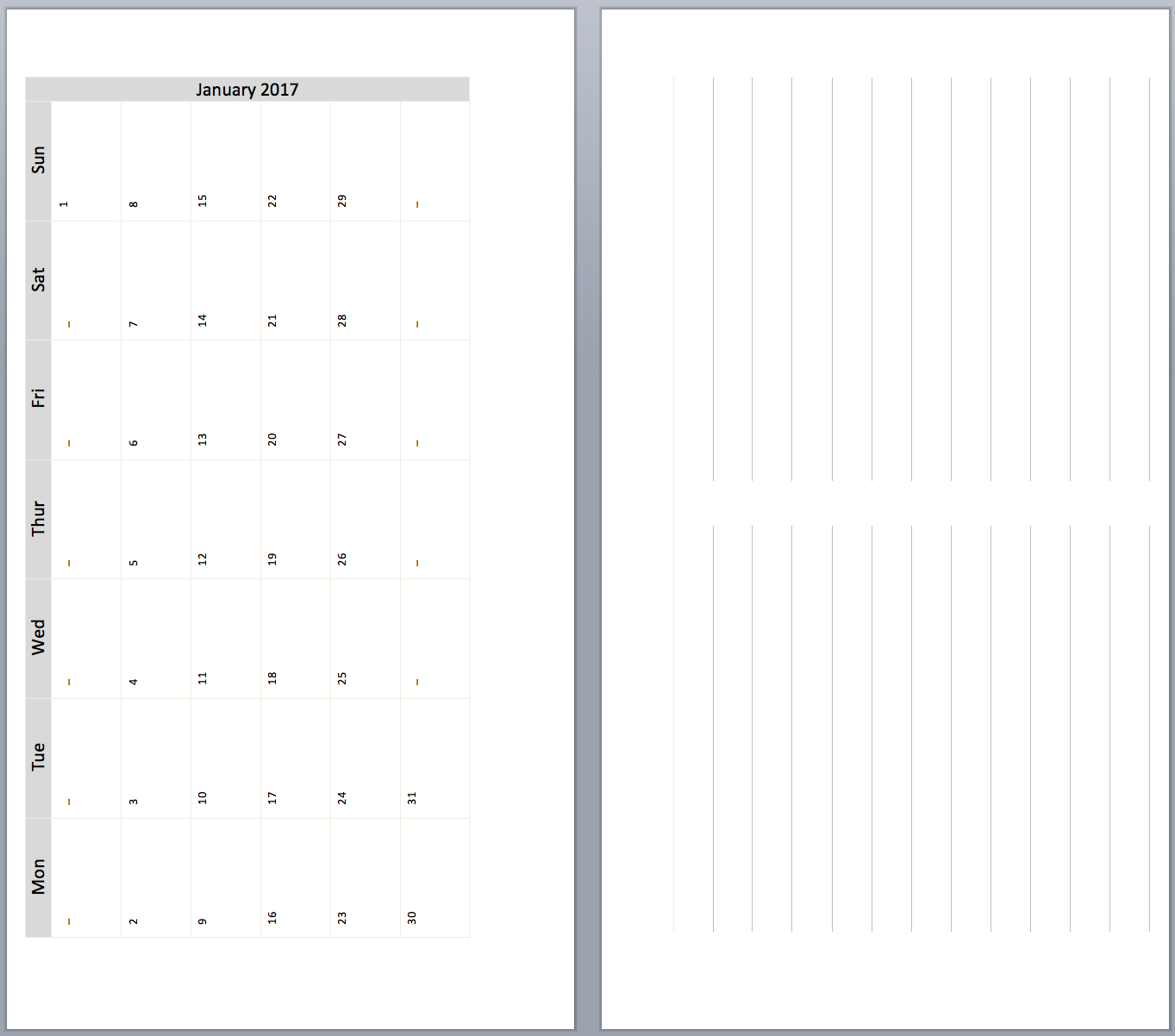 Philofaxy: Diary Inserts 2020